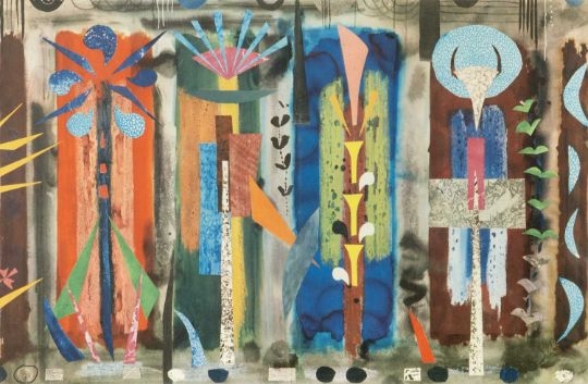 John Piper | Collage Design for Stained Glass Windows at Sandersons ...