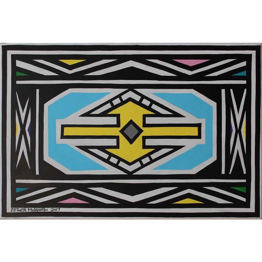 Esther Mahlangu | NDEBELE PATTERNS (2017) | MutualArt