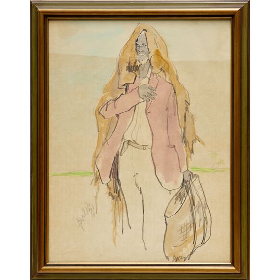 George Rizzo | Watercolor and graphite on paper (1922) | MutualArt