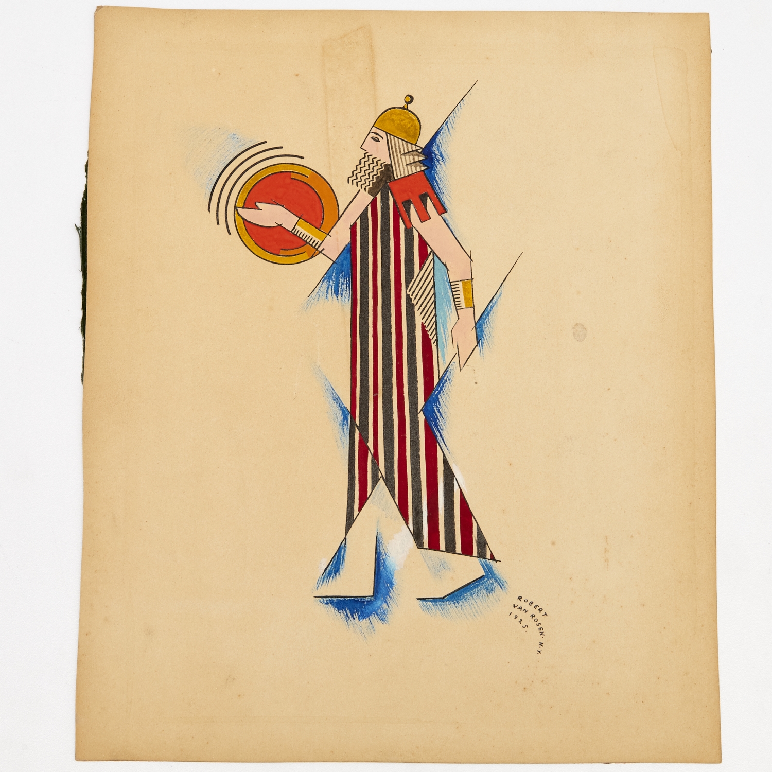 Robert Van Rosen | ink and gouache on board and paper (1925) | MutualArt