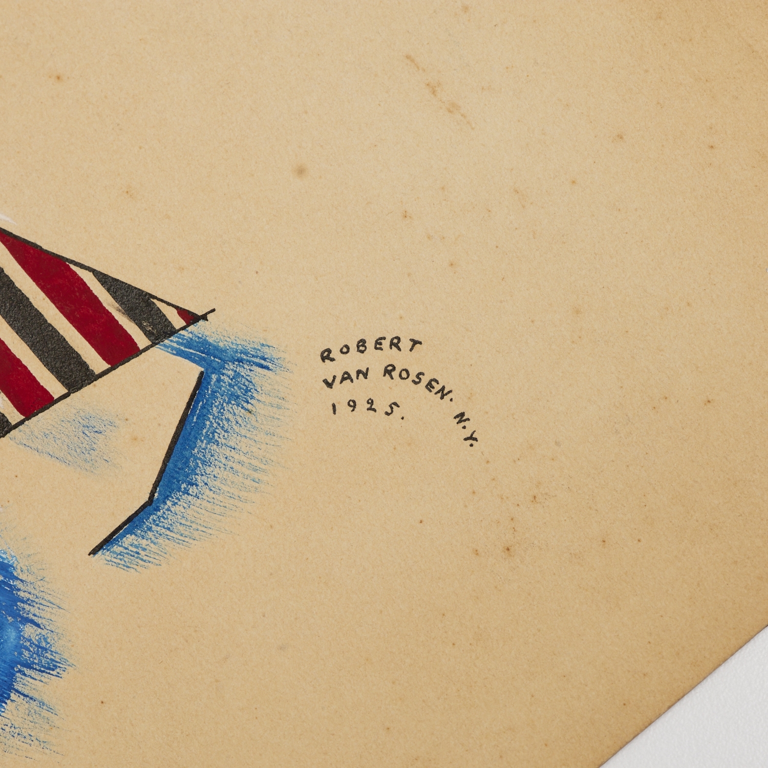 Robert Van Rosen | ink and gouache on board and paper (1925) | MutualArt