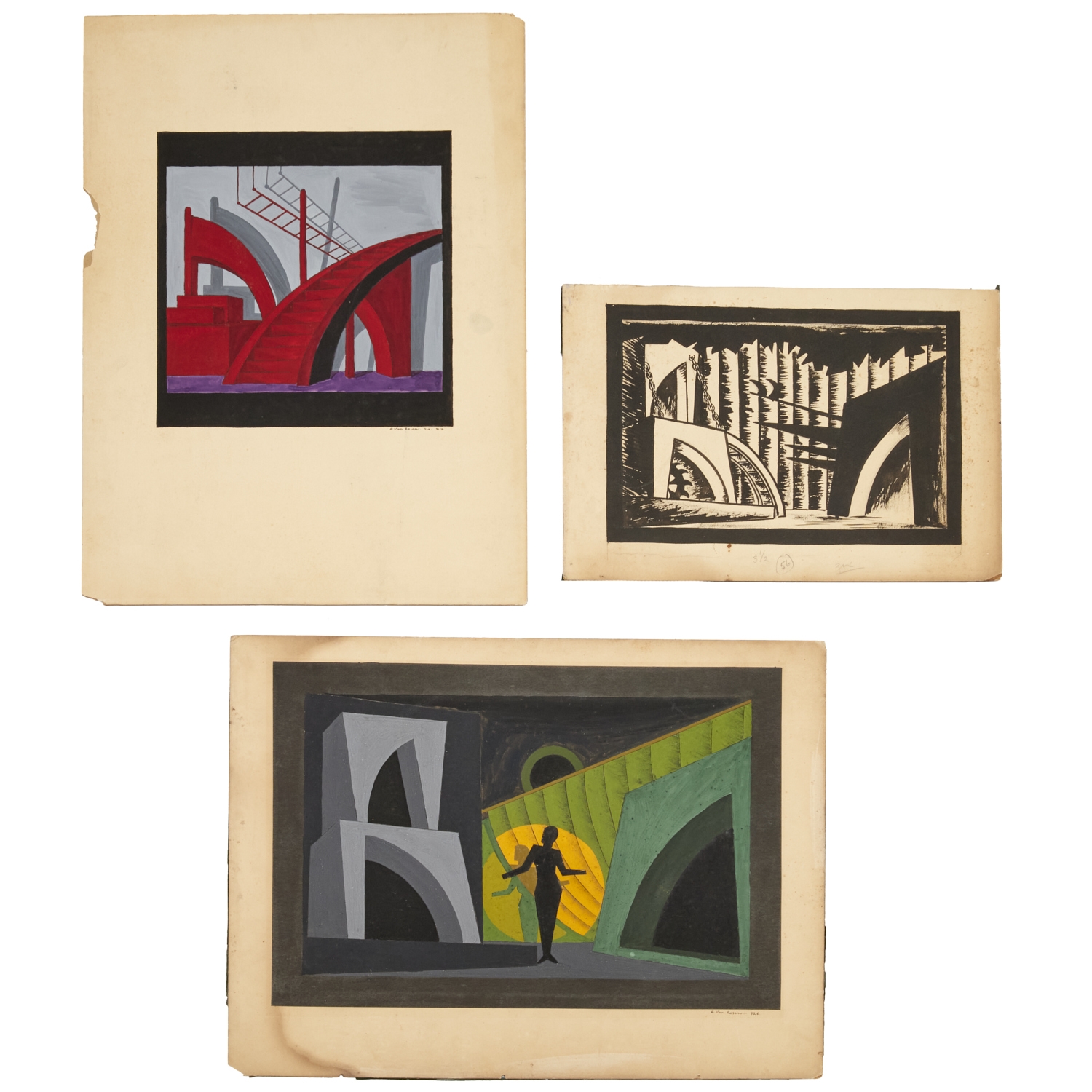 Robert Van Rosen | ink and gouache board (1926) | MutualArt