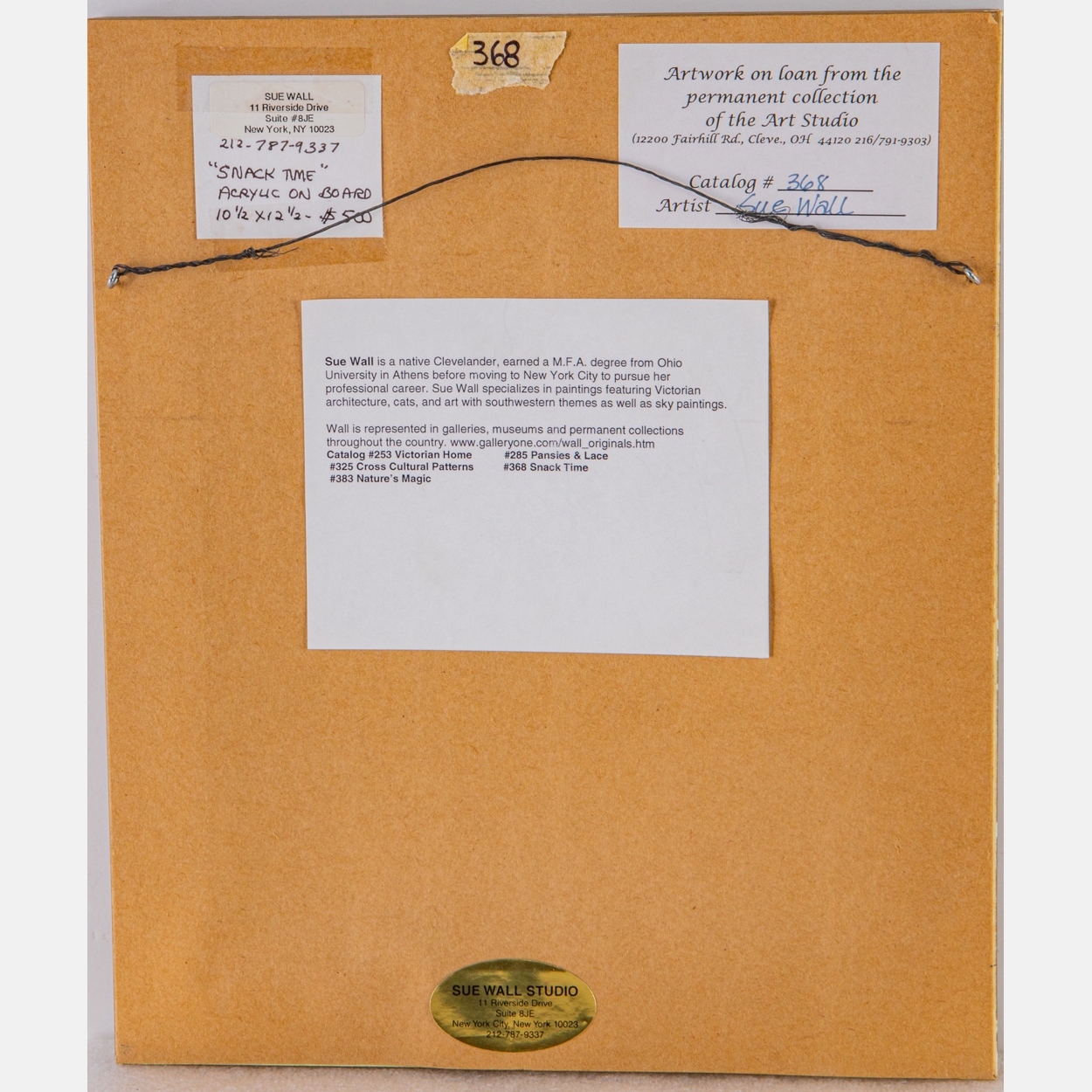 Susan Wall | Snack Time | MutualArt