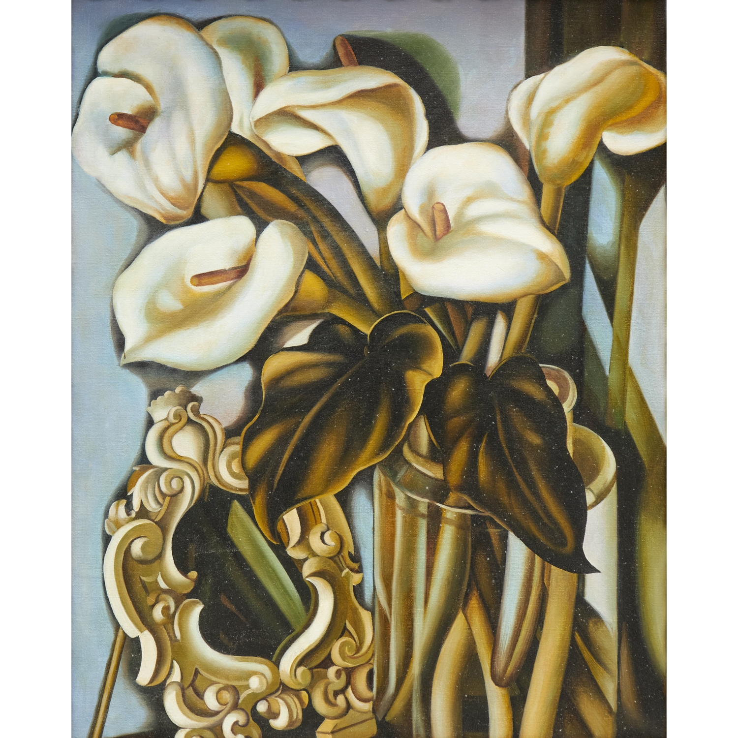 Tamara de Lempicka | Still Life with Arums and Mirror | MutualArt