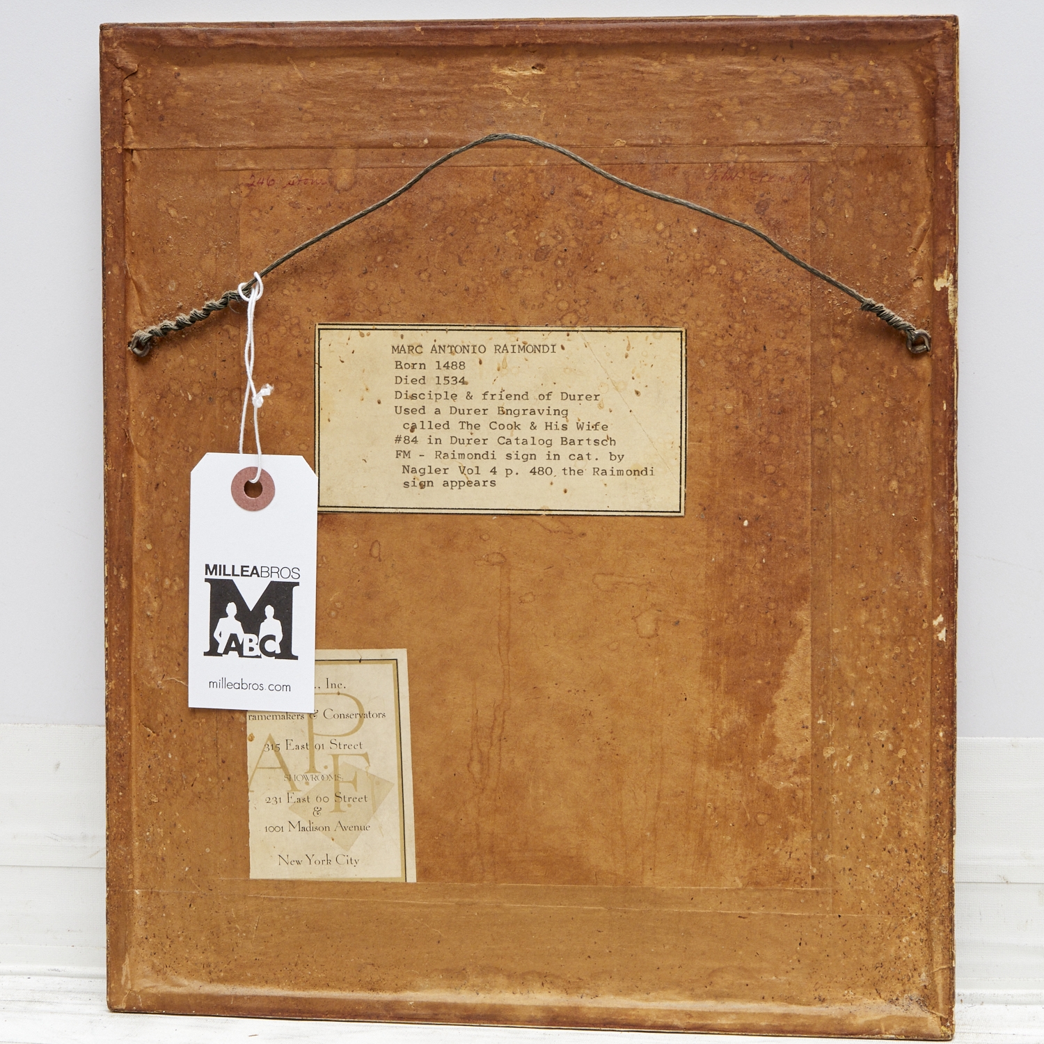 Marcantonio Raimondi | after Albrecht Durer's The Cook and His Wife ...