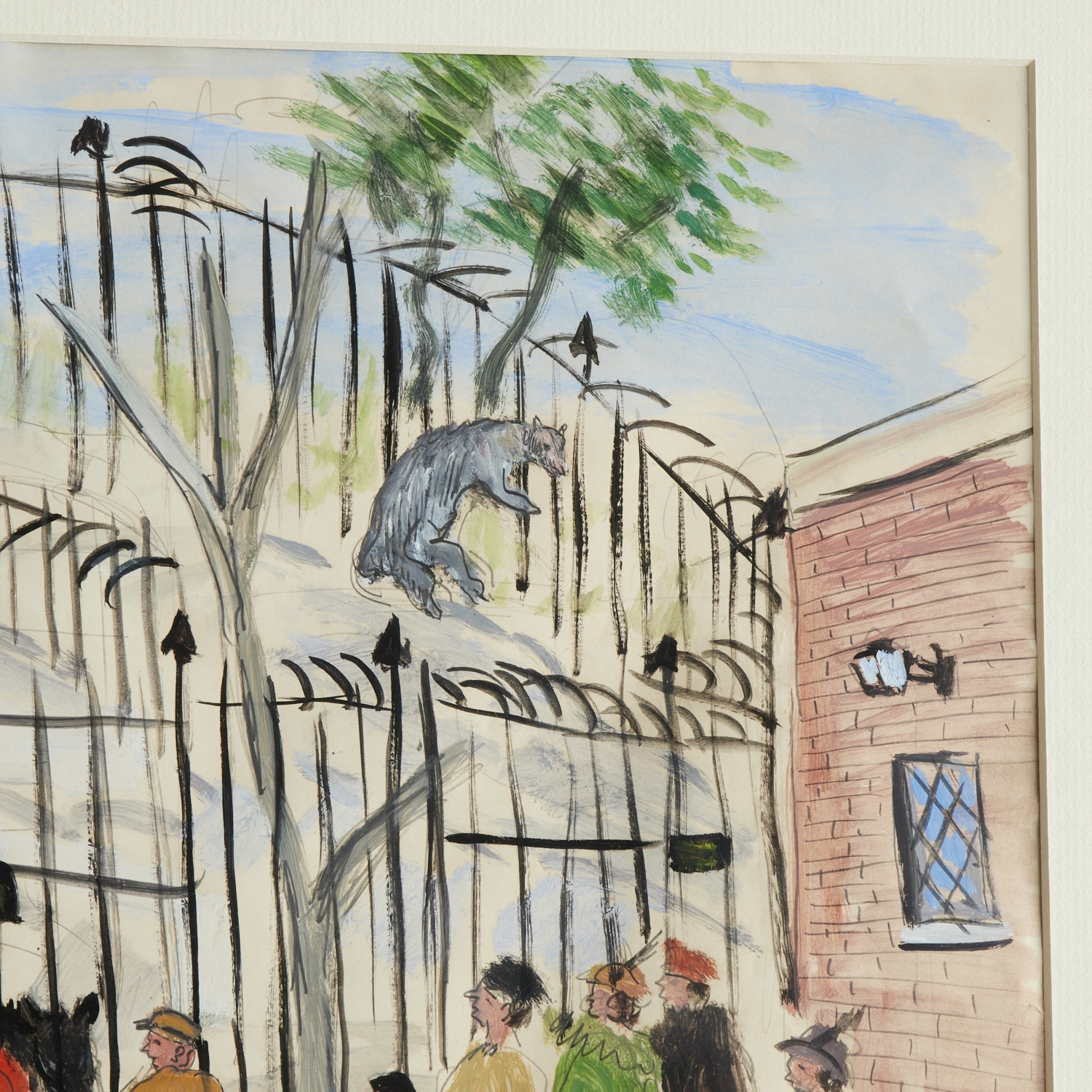 Antonio Tony Mattei | At the Zoo (1940) | MutualArt