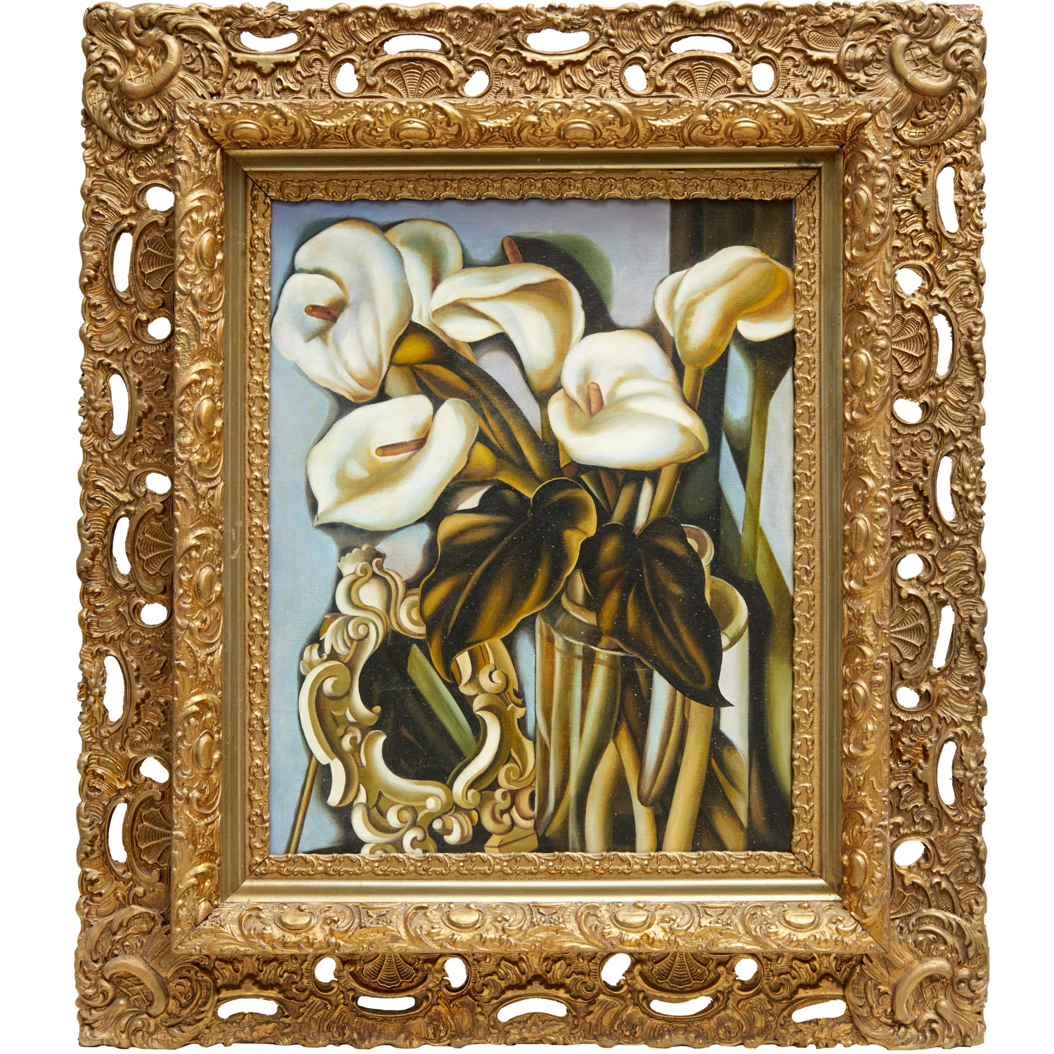 Tamara de Lempicka | Still Life with Arums and Mirror | MutualArt