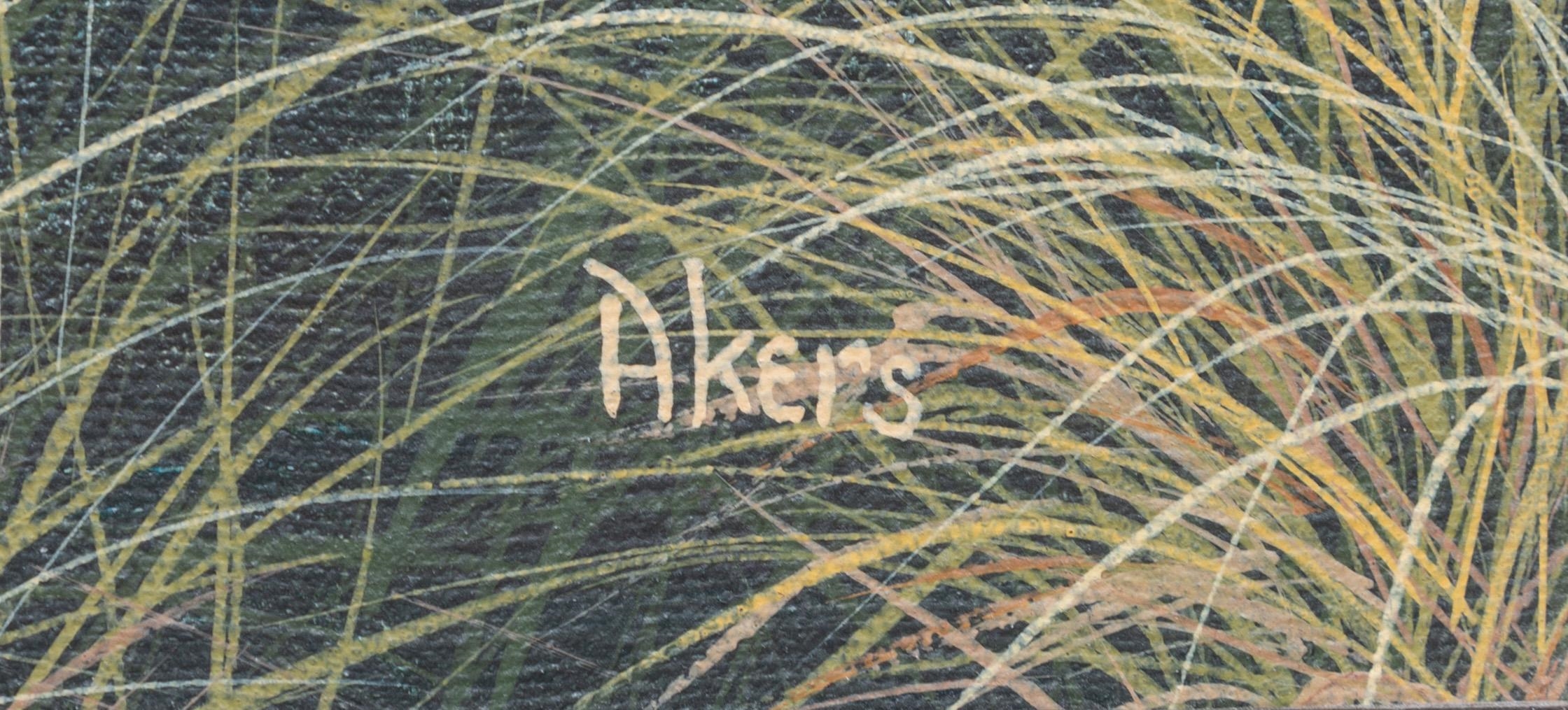 John Akers | Marsh with Egrets | MutualArt