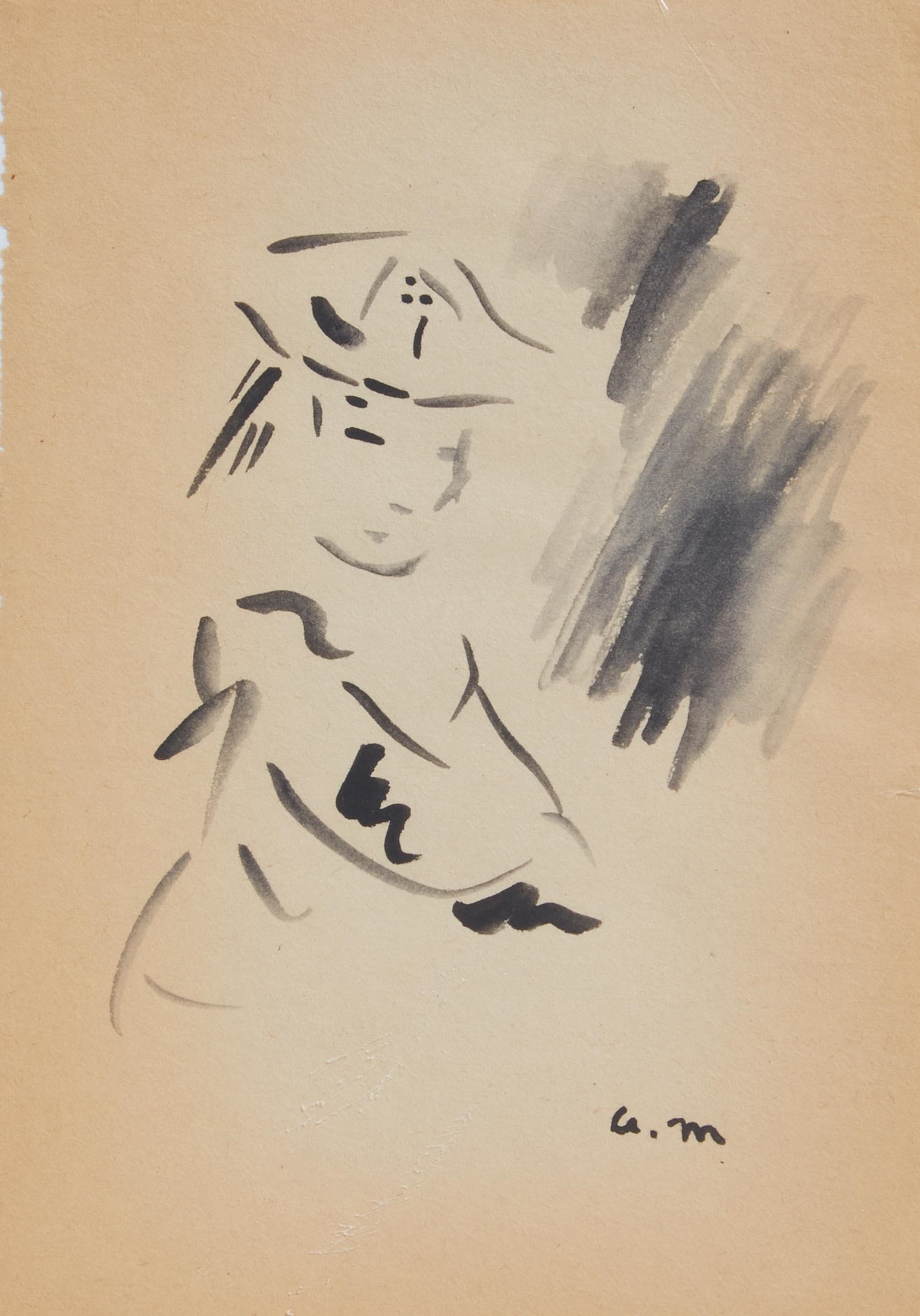 Albert Marquet | Two Sketchbook Studies of Figures, | MutualArt