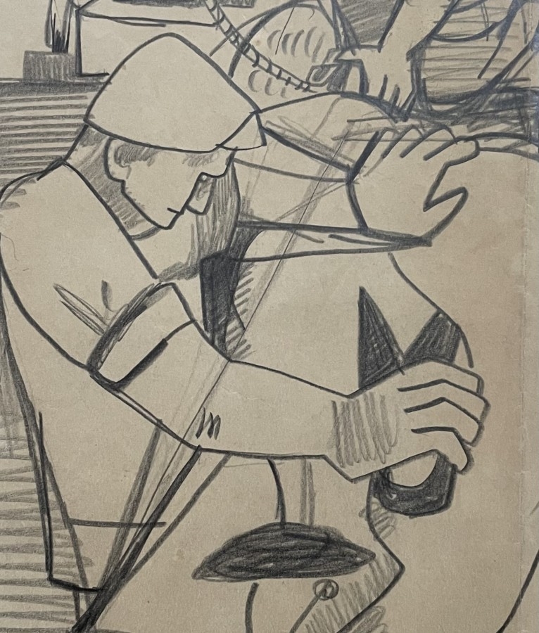 Leo Roth | Sheep sheuring | MutualArt