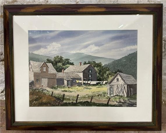 Bob Blake | Landscape with house | MutualArt