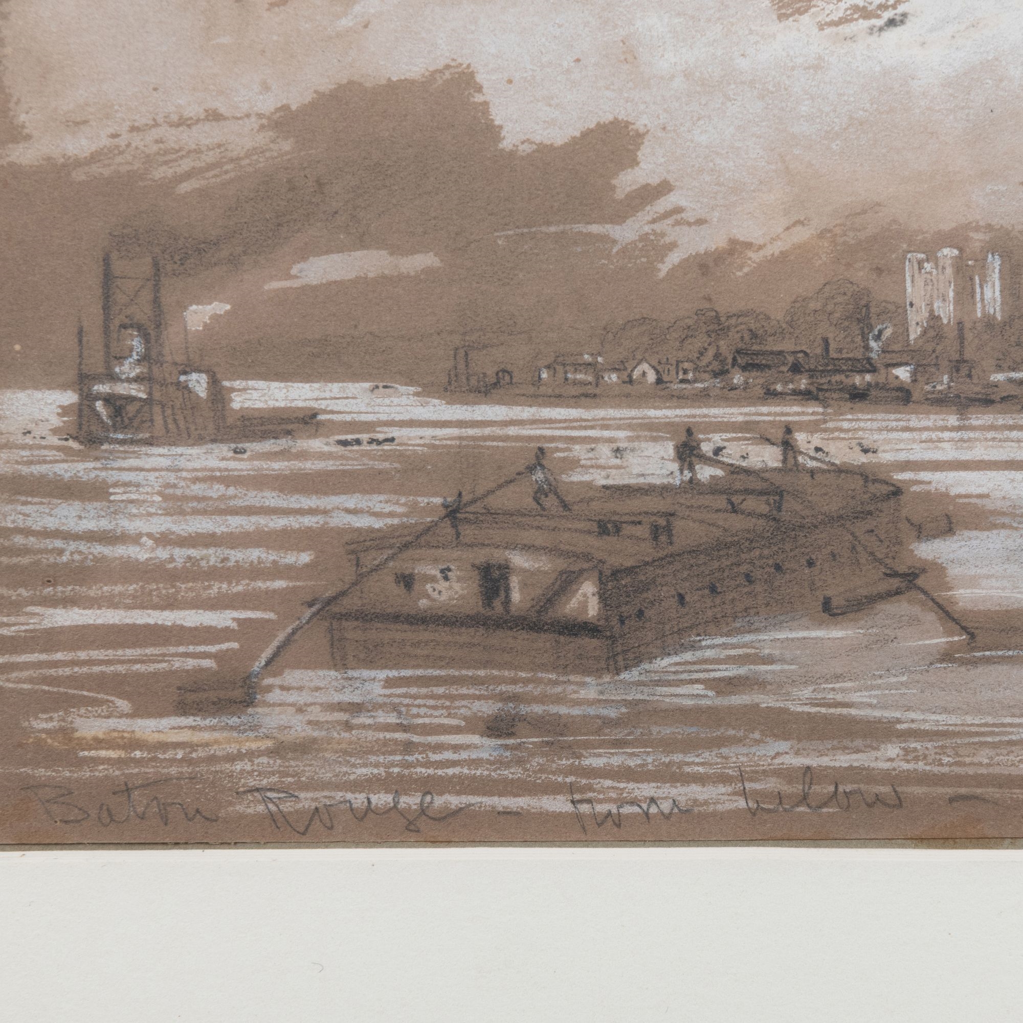 Alfred R. Waud | Baton Rouge - From Below (1967) | MutualArt