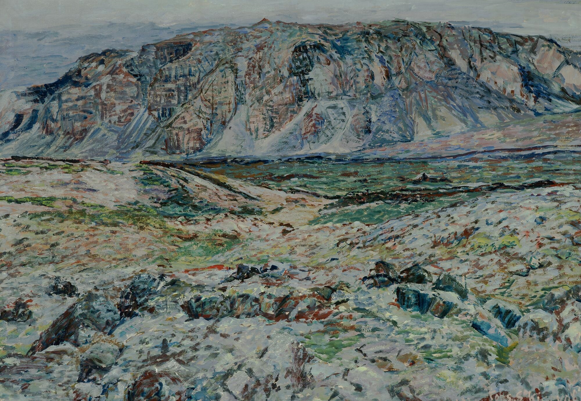 Jóhannes Kjarval | Scenery from Iceland (1931) | MutualArt