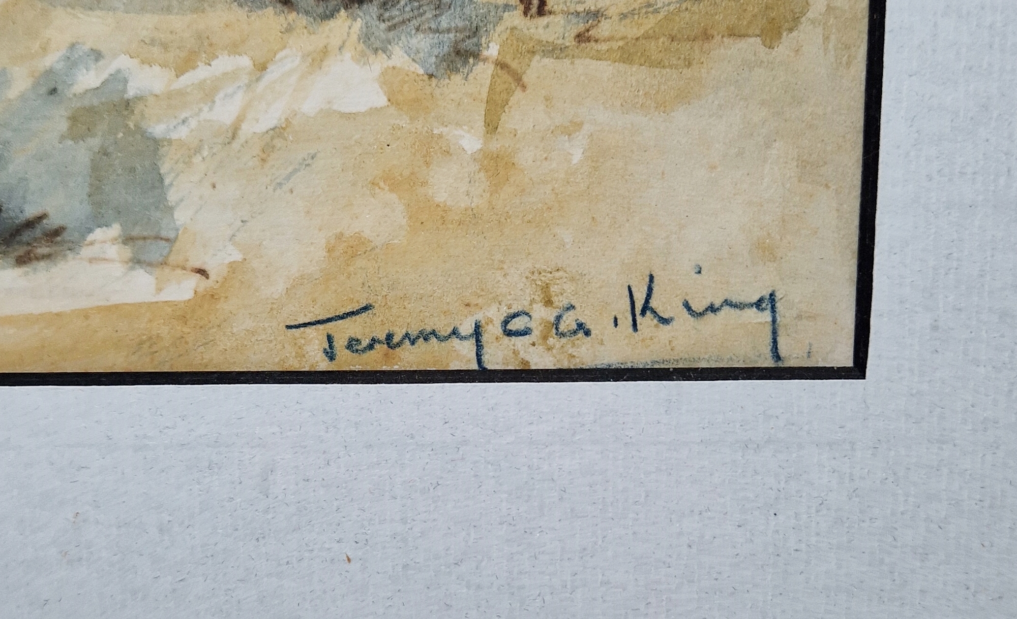 Jeremy King | Mountain landscape with river | MutualArt