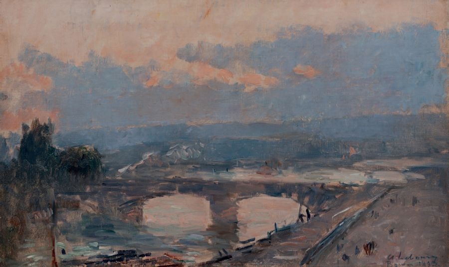 Albert Marie Lebourg | Les falaises (1899) | MutualArt