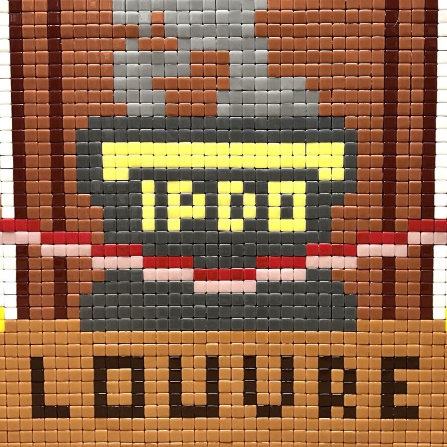 Ipdo | Smurf in Louvre (2018) | MutualArt