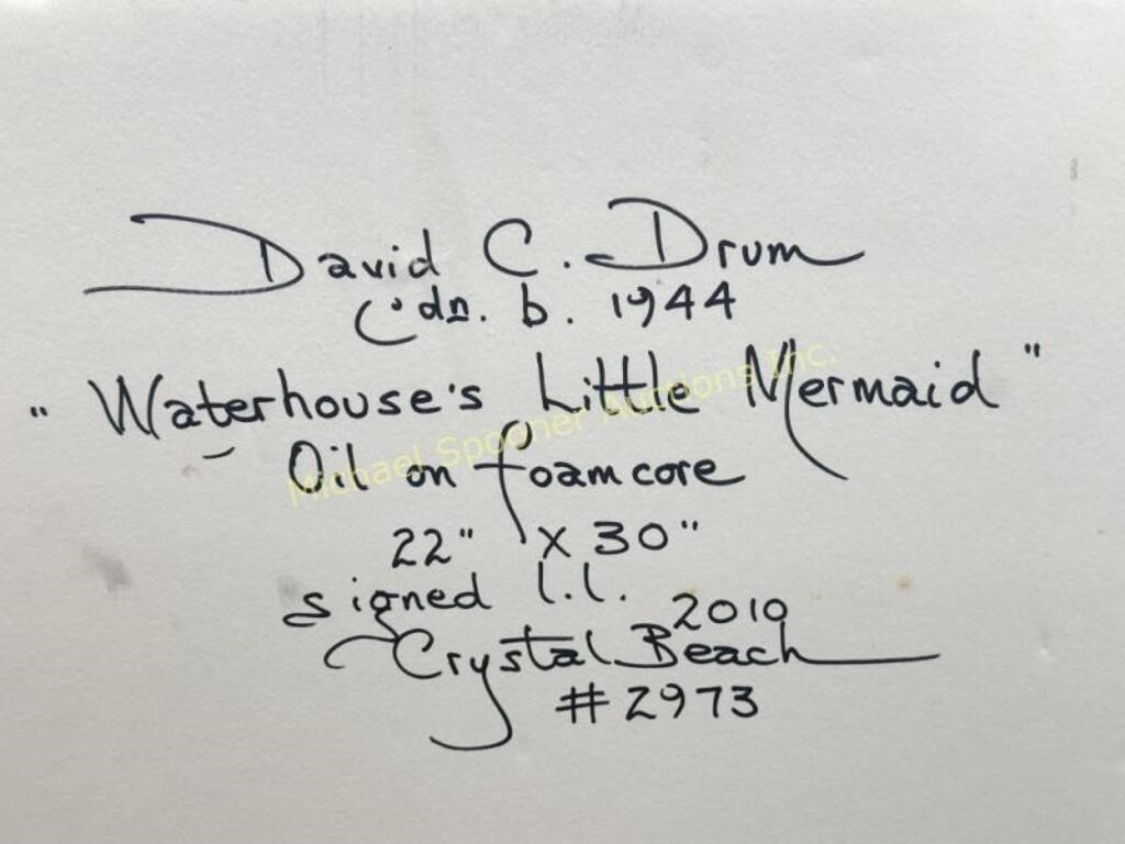 David Drum | DAVID DRUM - OIL ON FOAMCORE | MutualArt