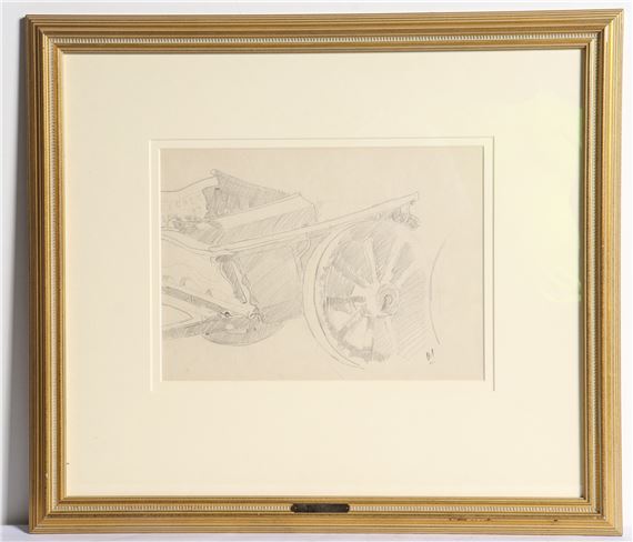 Arthur Streeton | Untitled (study of a cart) | MutualArt