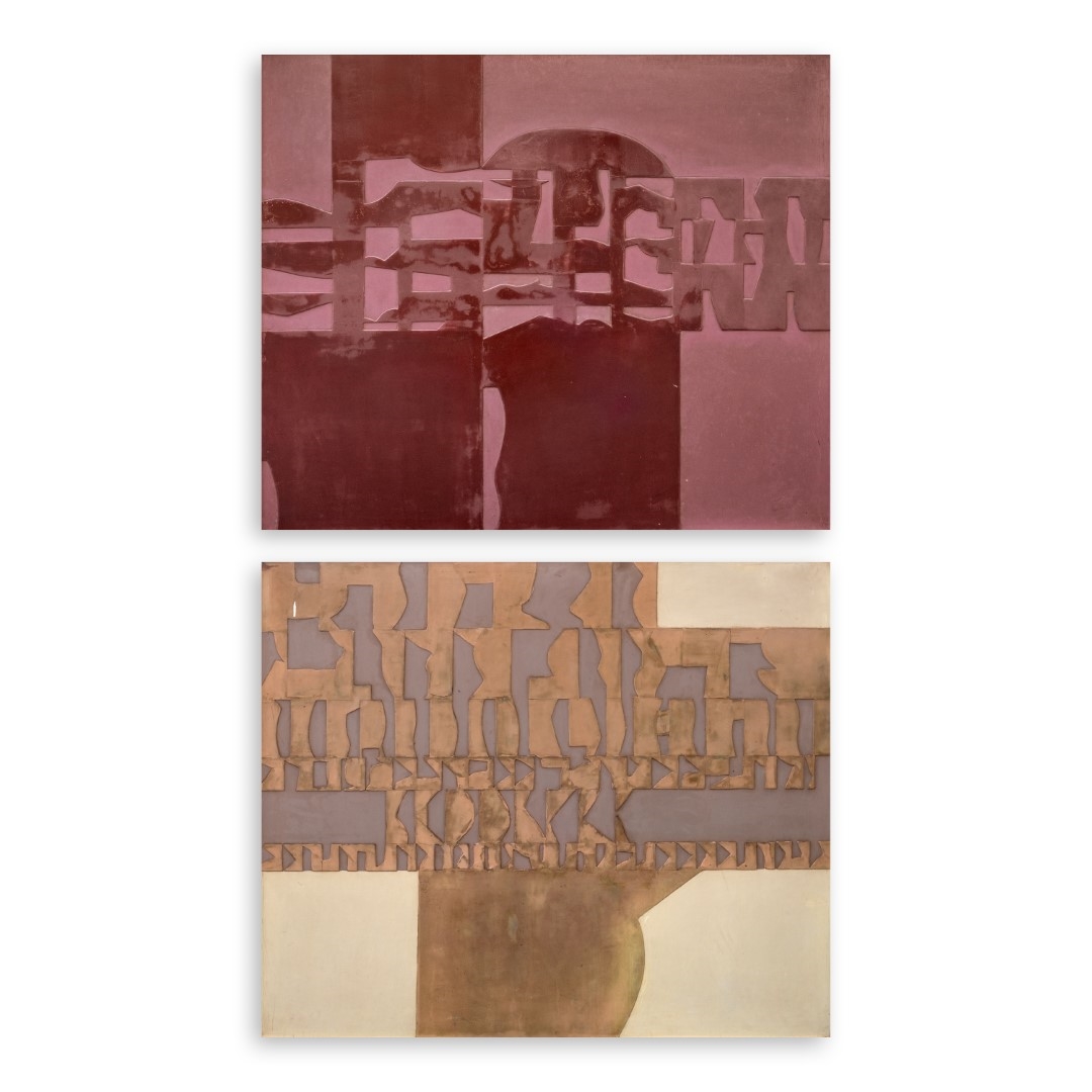 Rodolfo Samonte | a.) Gathering Darkness b.) Barricades (1972) | MutualArt