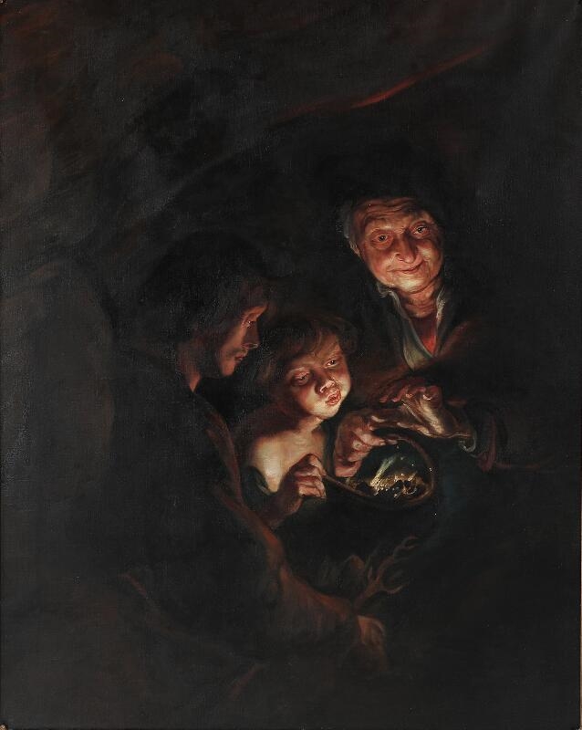 Peter Paul Rubens | Old Woman with a Basket of Coal (20th Century ...