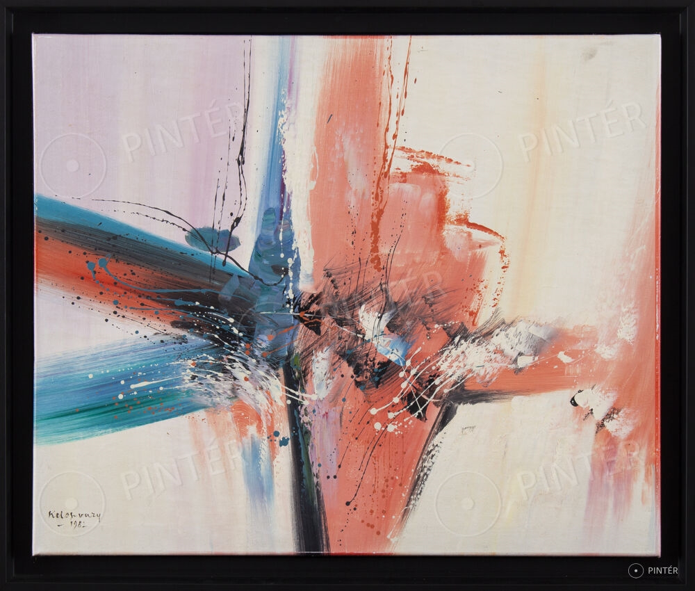 Sigismond Kolos Vari | Red-blue Composition | MutualArt