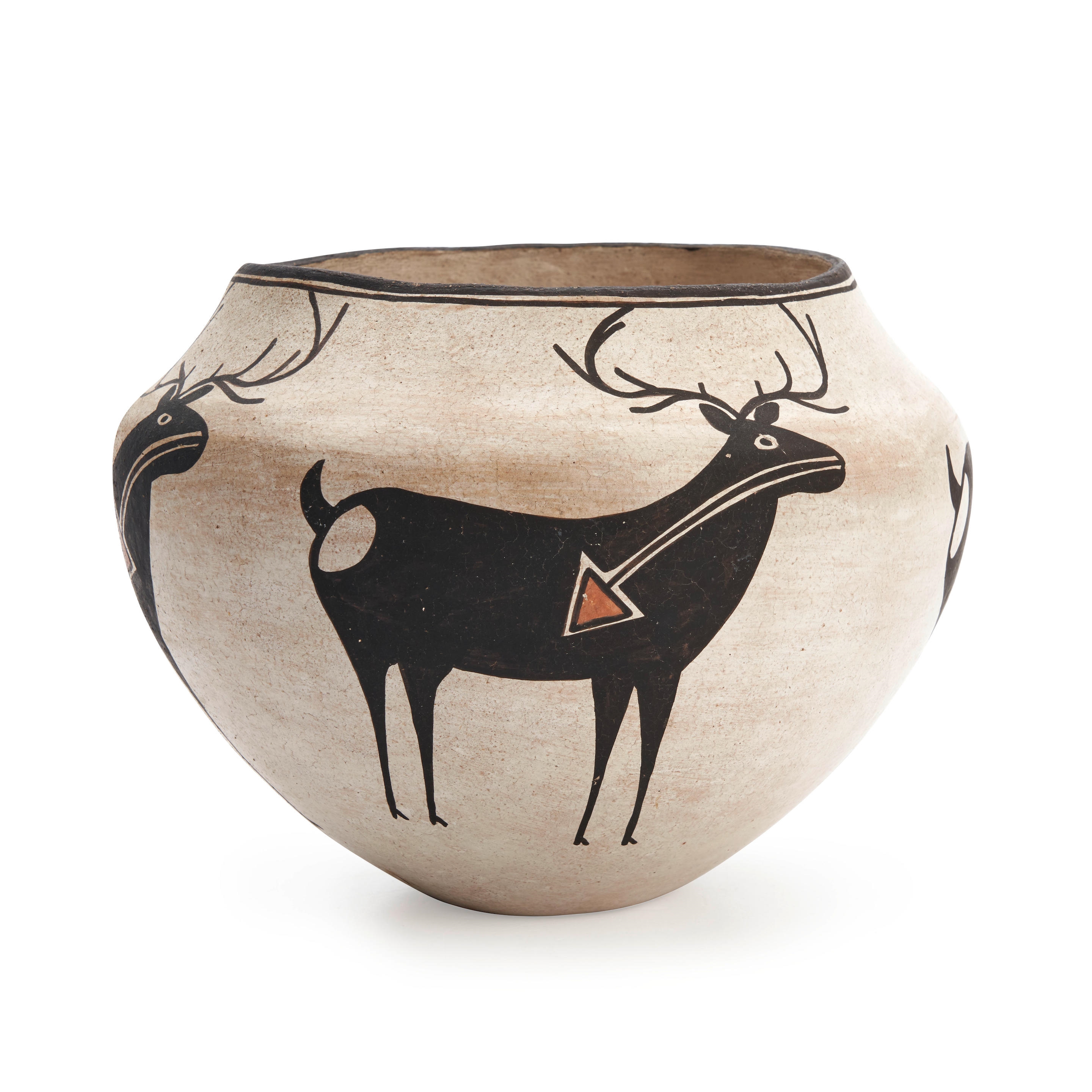 Lucy M. Lewis | An Acoma polychrome pottery jar | MutualArt