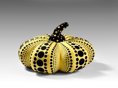 Yayoi Kusama | Dots Obsession-Yellow Pumpkin (2004) | MutualArt