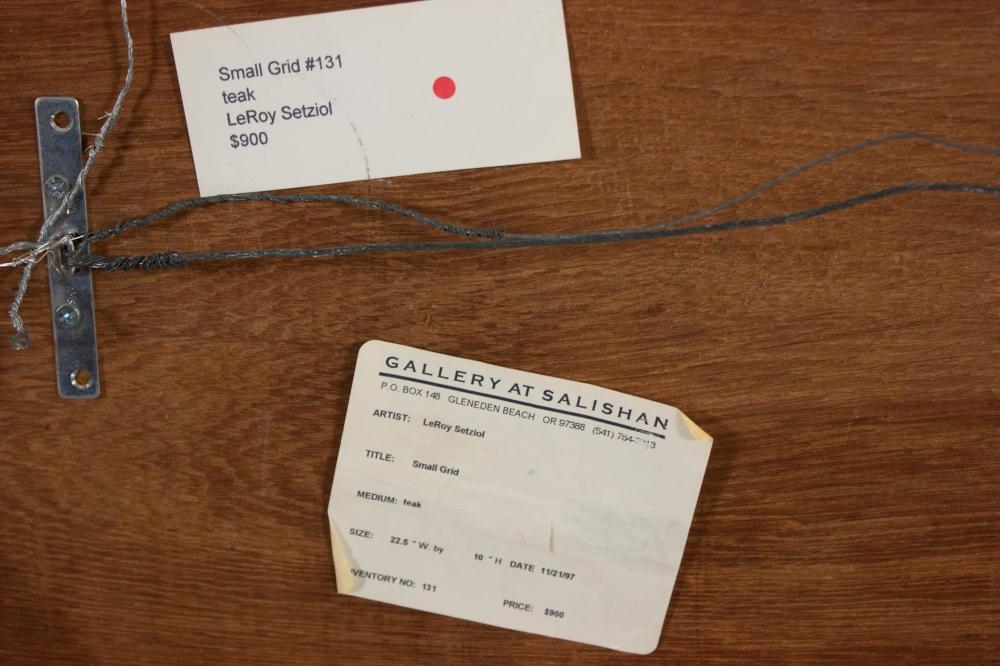 Leroy Setziol | Small Grid #131. | MutualArt