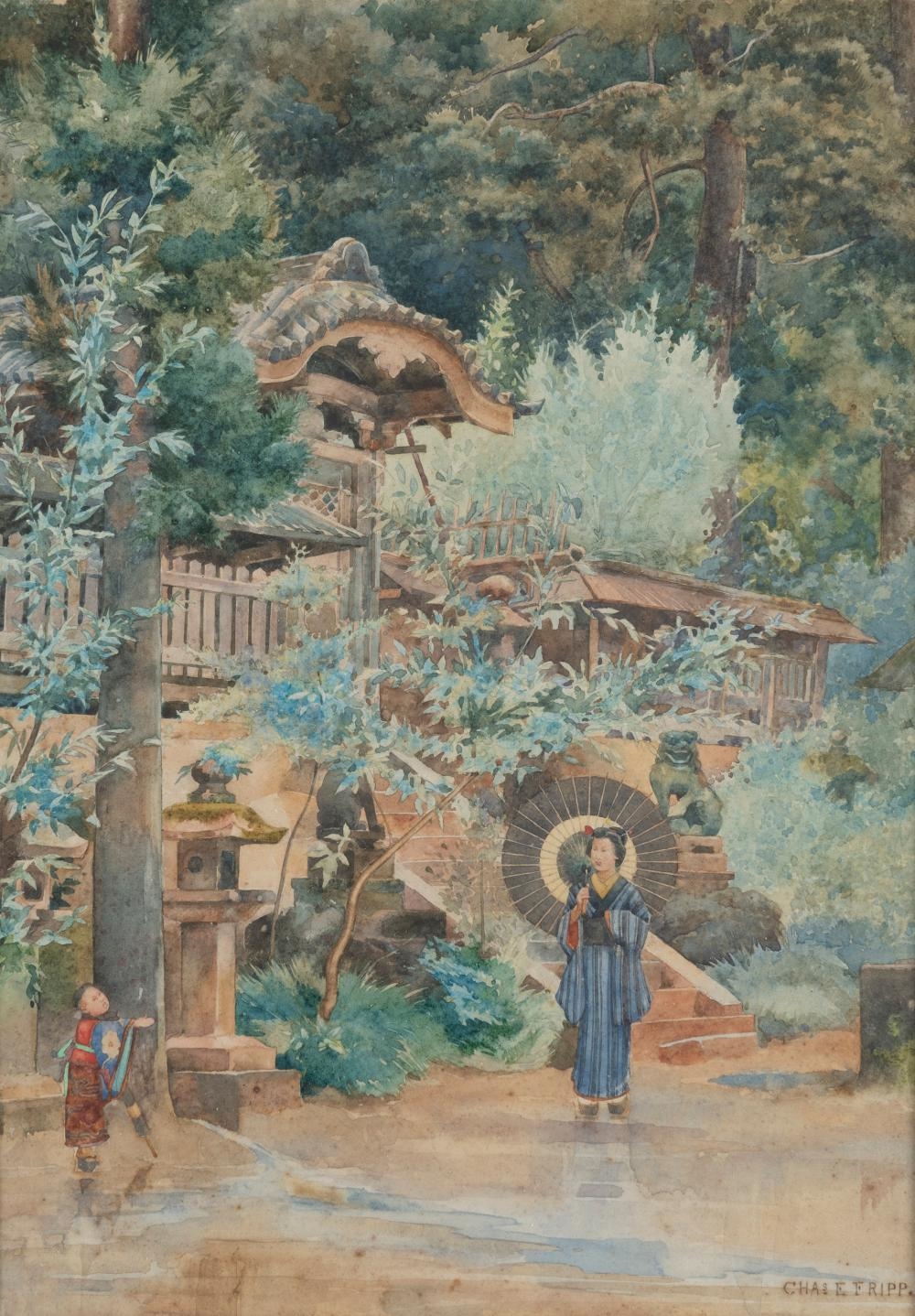 Charles Fripp | Oriental Garden | MutualArt