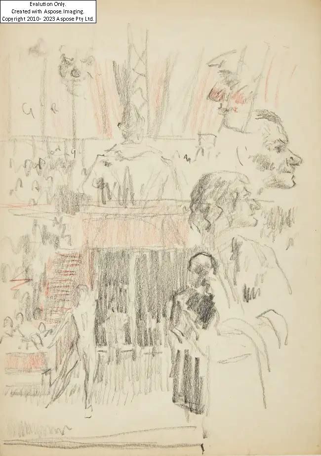 Clifford Hall | View from the Circus Ring (Circa 1930s) | MutualArt