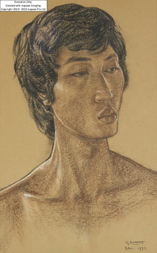 I Gusti Nyoman Lempad | A Balinese man (1973) | MutualArt