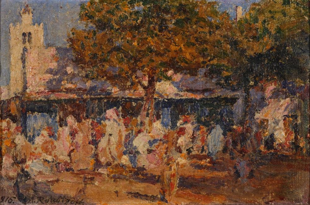 Alexandre Roubtzoff | Rue à l'ombre | MutualArt