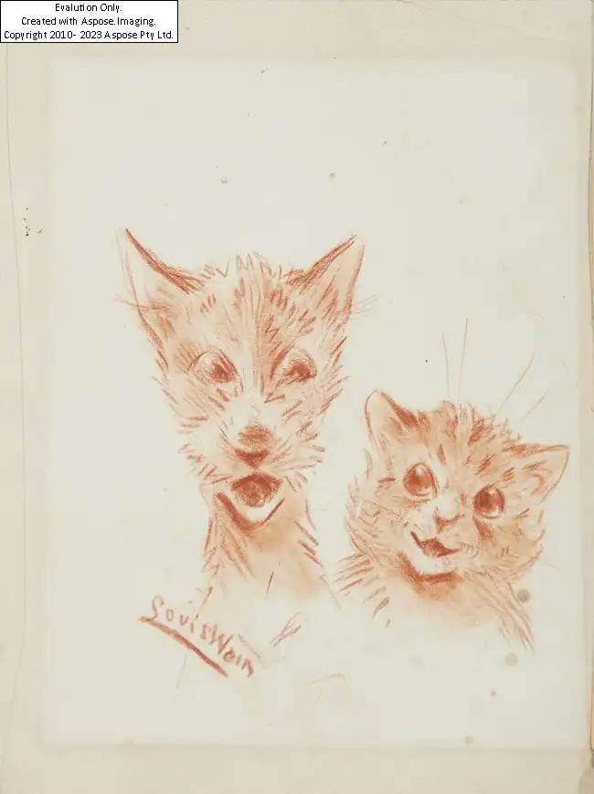 Louis Wain | The ginger Tom | MutualArt