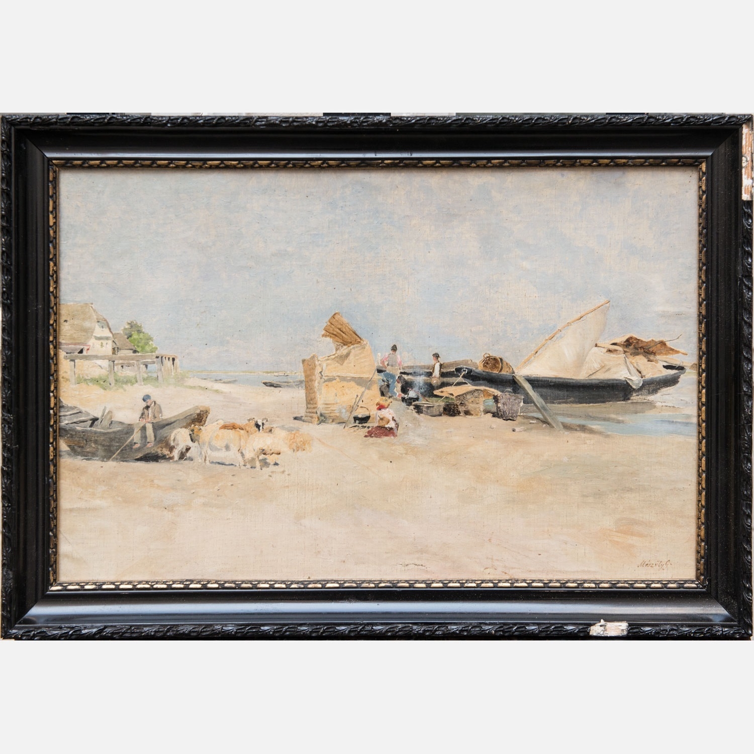 Géza Mészöly | at the beach | MutualArt