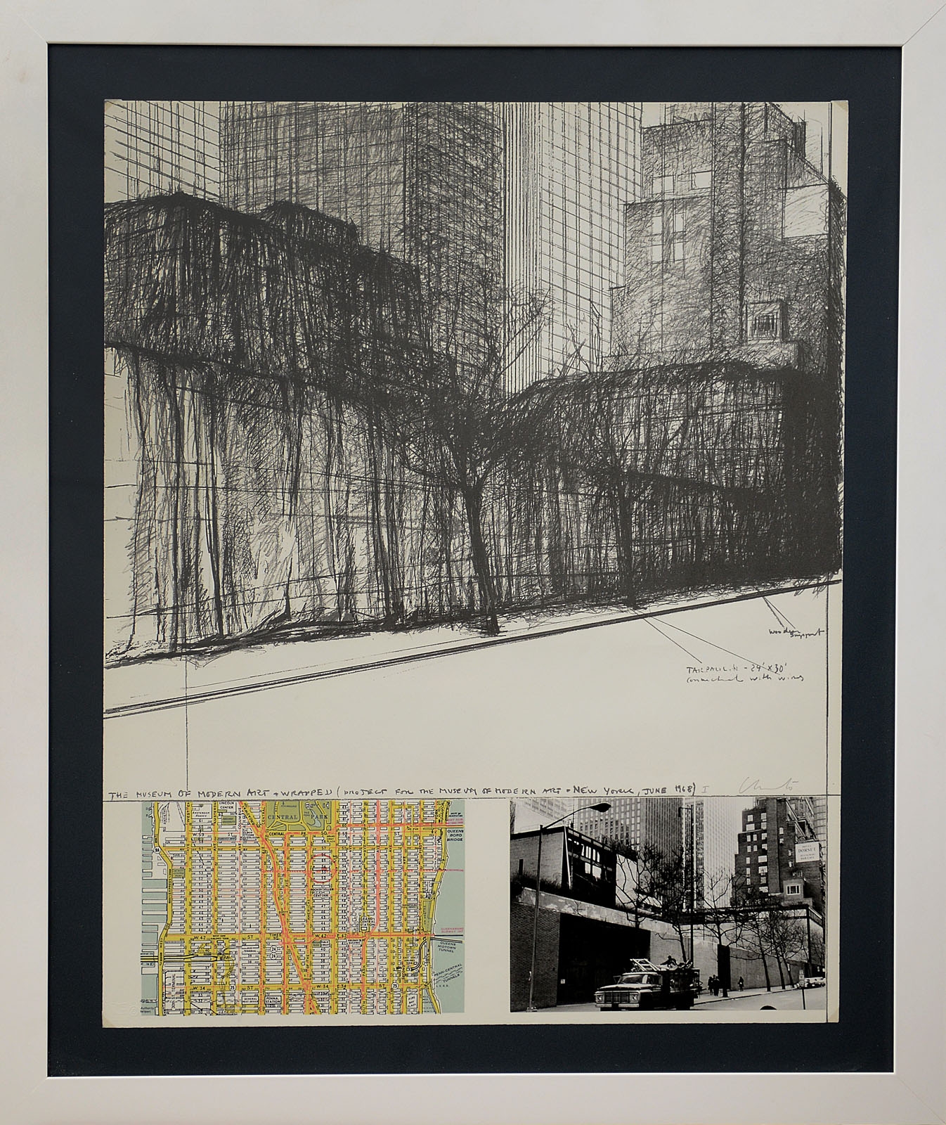 Christo | The Museum of Modern Art Wrapped Project for New York (1971 ...