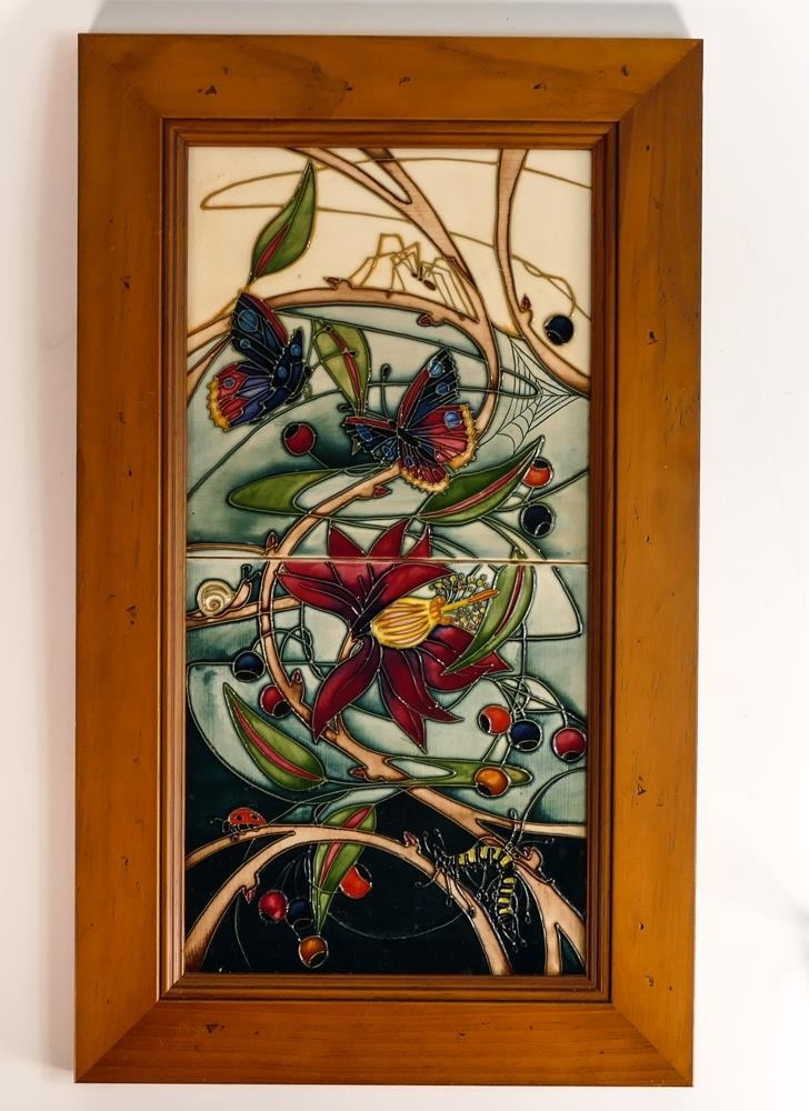 Emma Bossons | Moorcroft Hartgring wall plaque, Emma Bossons 2022, 52 x ...
