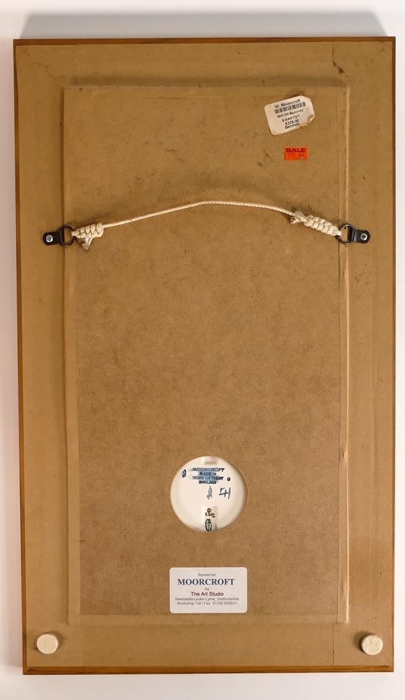 Emma Bossons | Moorcroft Hartgring wall plaque, Emma Bossons 2022, 52 x ...