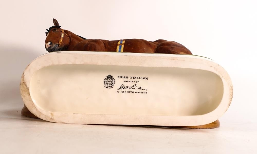 Doris Lindner | Royal Worcester horse limited edition figure of a Shire ...
