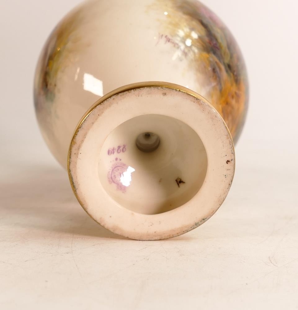 Harry Stinton | Royal Worcester hand painted vase of globular form ...