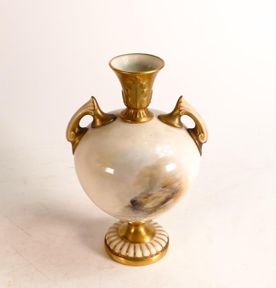 Harry Stinton | Royal Worcester hand painted vase of globular form ...