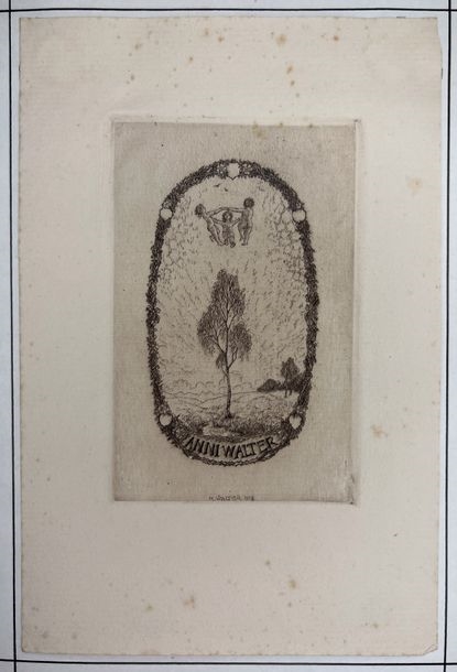 Karl Walter | 1 ex-libris for Anni Walter | MutualArt
