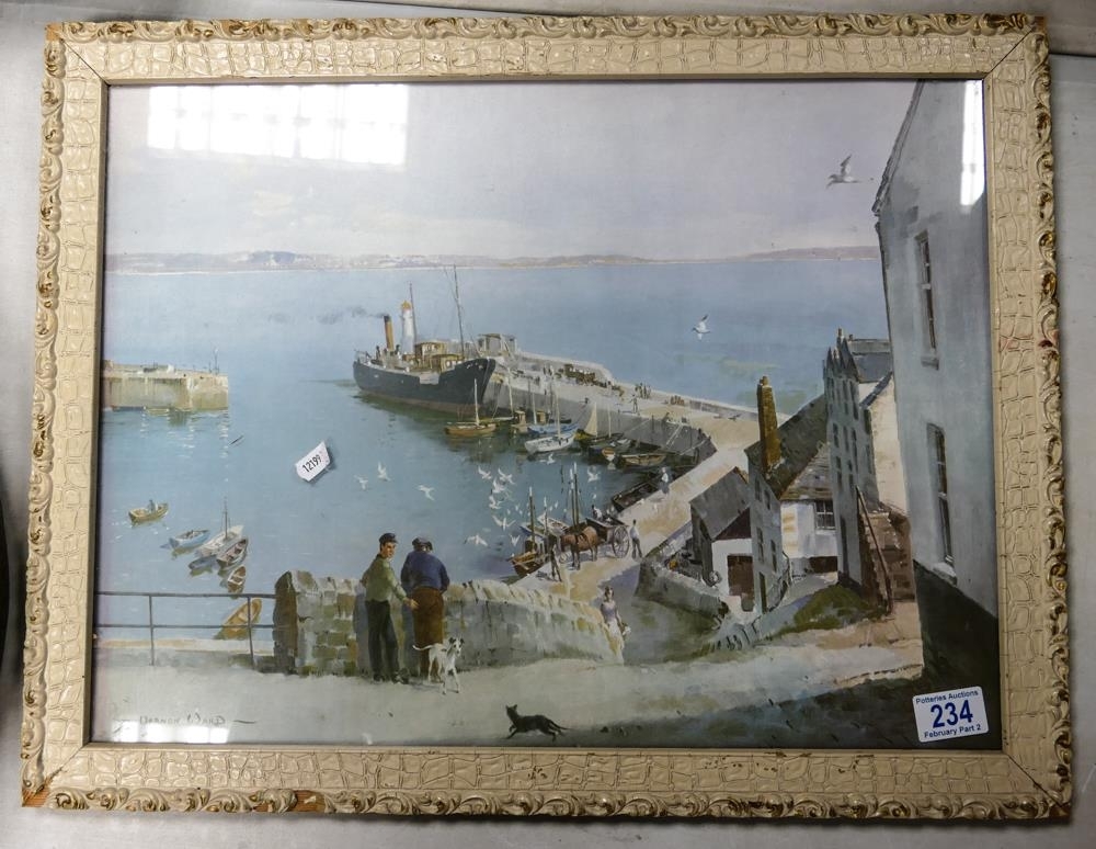 Vernon Ward | Original 1950s Framed Vernon Ward Seascape Print (1950s ...