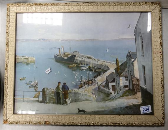 Vernon Ward | Original 1950s Framed Vernon Ward Seascape Print (1950s ...
