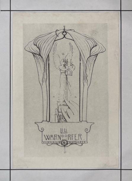 Fernand Khnopff | The Kiss - Le baiser (1918) | MutualArt