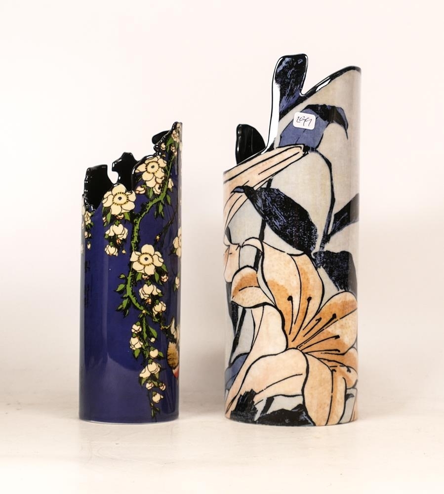 John Samuel Beswick | Hokusai Silhouette d'art Vases by John Beswick ...