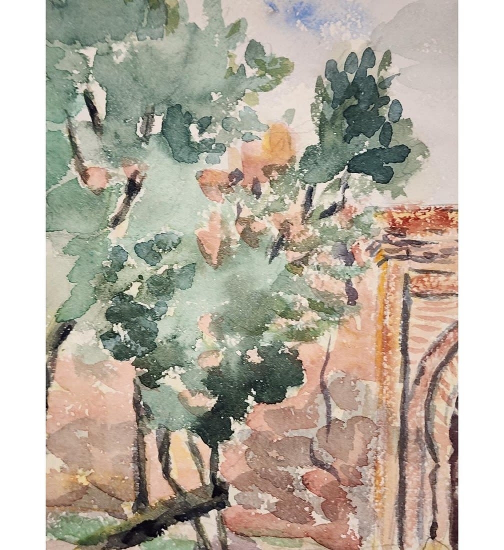 Syed Haider Raza | A Watercolor Painting Signed S.H Raza | MutualArt