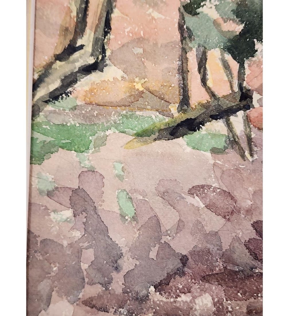 Syed Haider Raza | A Watercolor Painting Signed S.H Raza | MutualArt