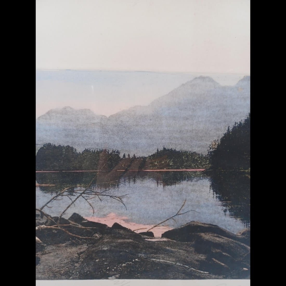 George Raab | George Raab Large Canadian Wilderness Landscape Etching ...