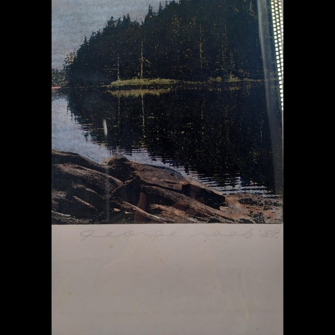 George Raab | George Raab Large Canadian Wilderness Landscape Etching ...