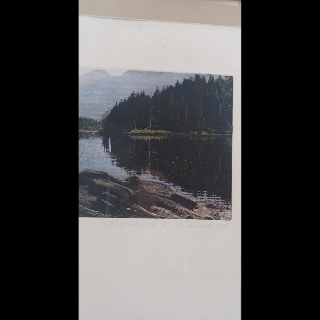 George Raab | George Raab Large Canadian Wilderness Landscape Etching ...